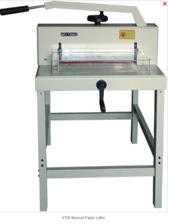 4700 Manual Paper cutter - masterink