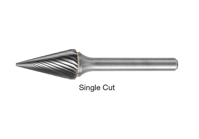 SM Pointed Cone • Single-Cut Burs • Inch - factorymartonline