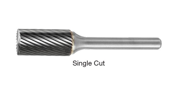 SB Cylindrical with End Cut • Single-Cut Burs • Inch - factorymartonline
