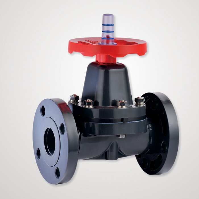 Flanged Diaphragm Valve PVC