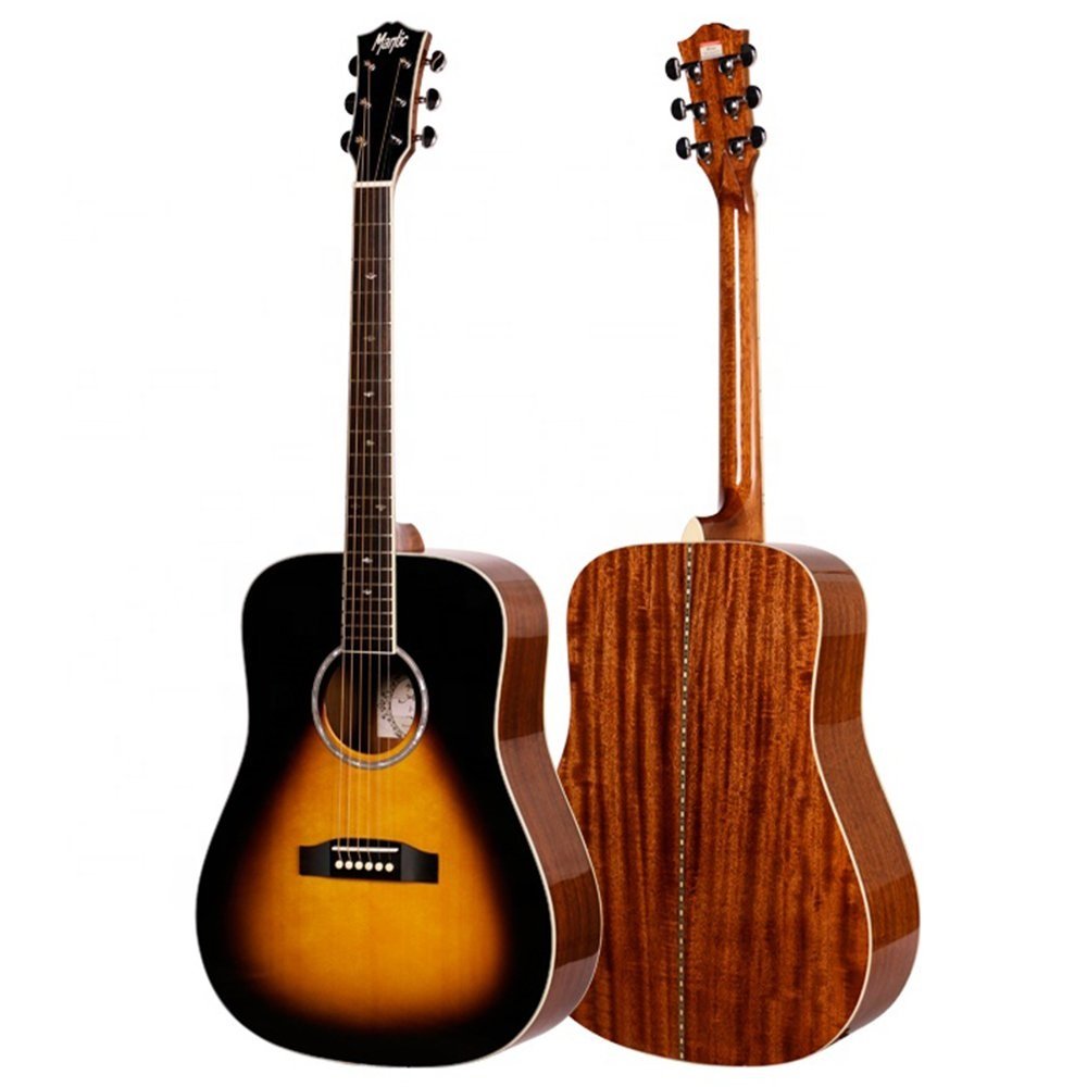 กีต้าร์โปร่ง Mantic J2G ( All Solid ) - sagaguitarofficialthailand