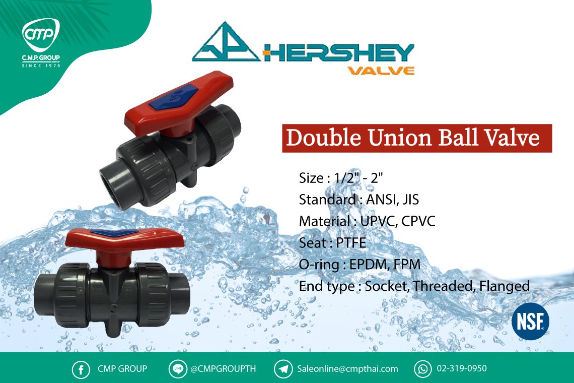 Double Union Ball Valve | HERSHEY