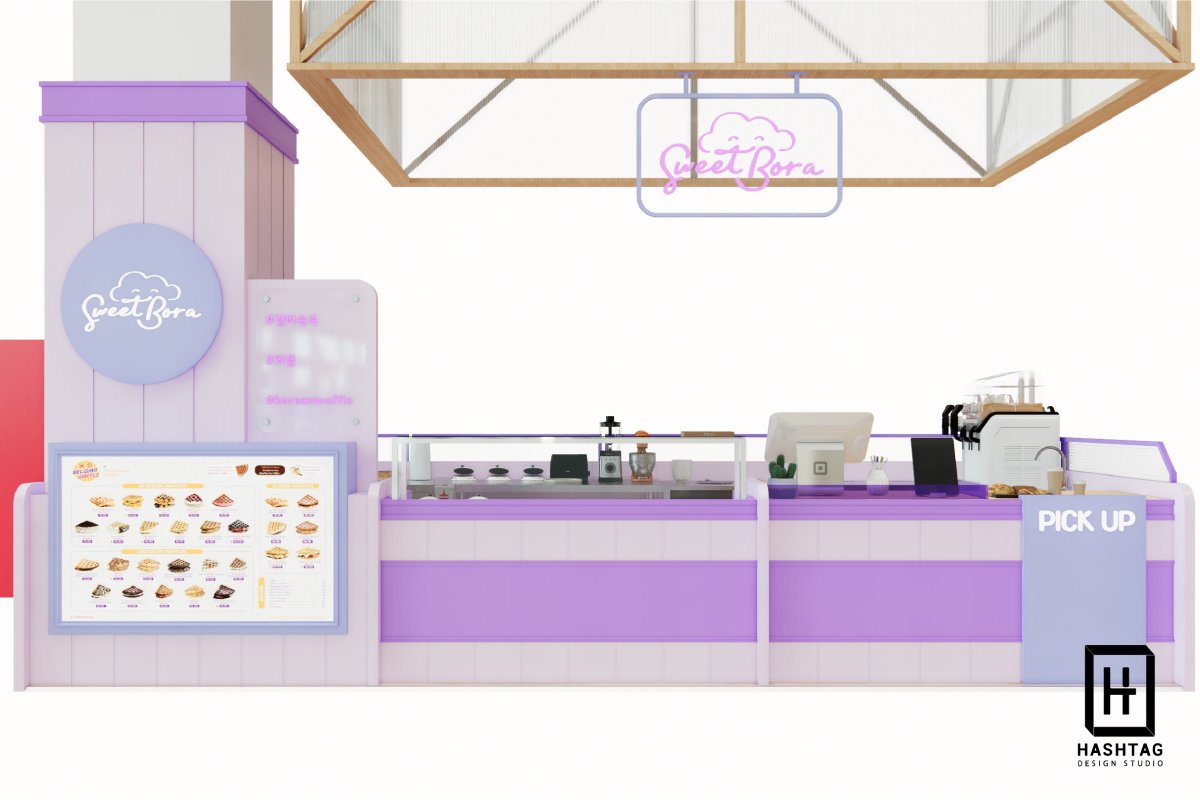 งานออกแบบร้านไอศกรีม "Sweet Bora" I ออกแบบ ผลิต ติดตั้ง ครบวงจร ...