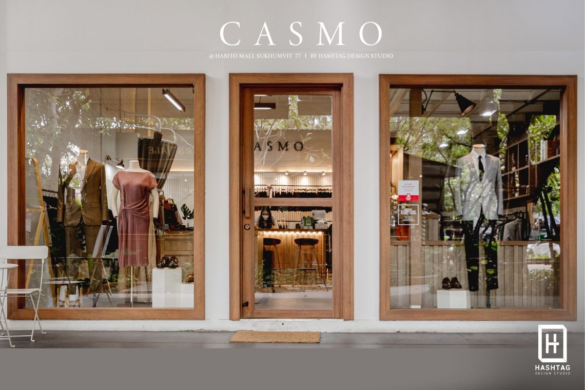 ออกแบบภายในร้านตัดสูท ออกแบบร้านค้าในห้าง ร้าน Casmo l บริการออกแบบ ...