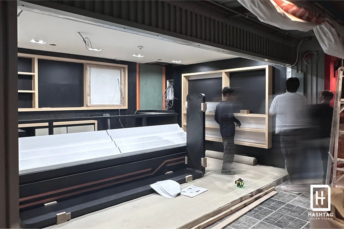 งานผลิตและติดตั้งร้านค้า