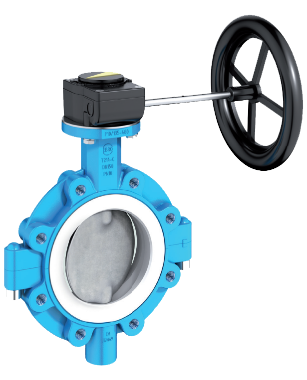 T214-C EBRO ARMATUREN PTFE Valve - pneuma
