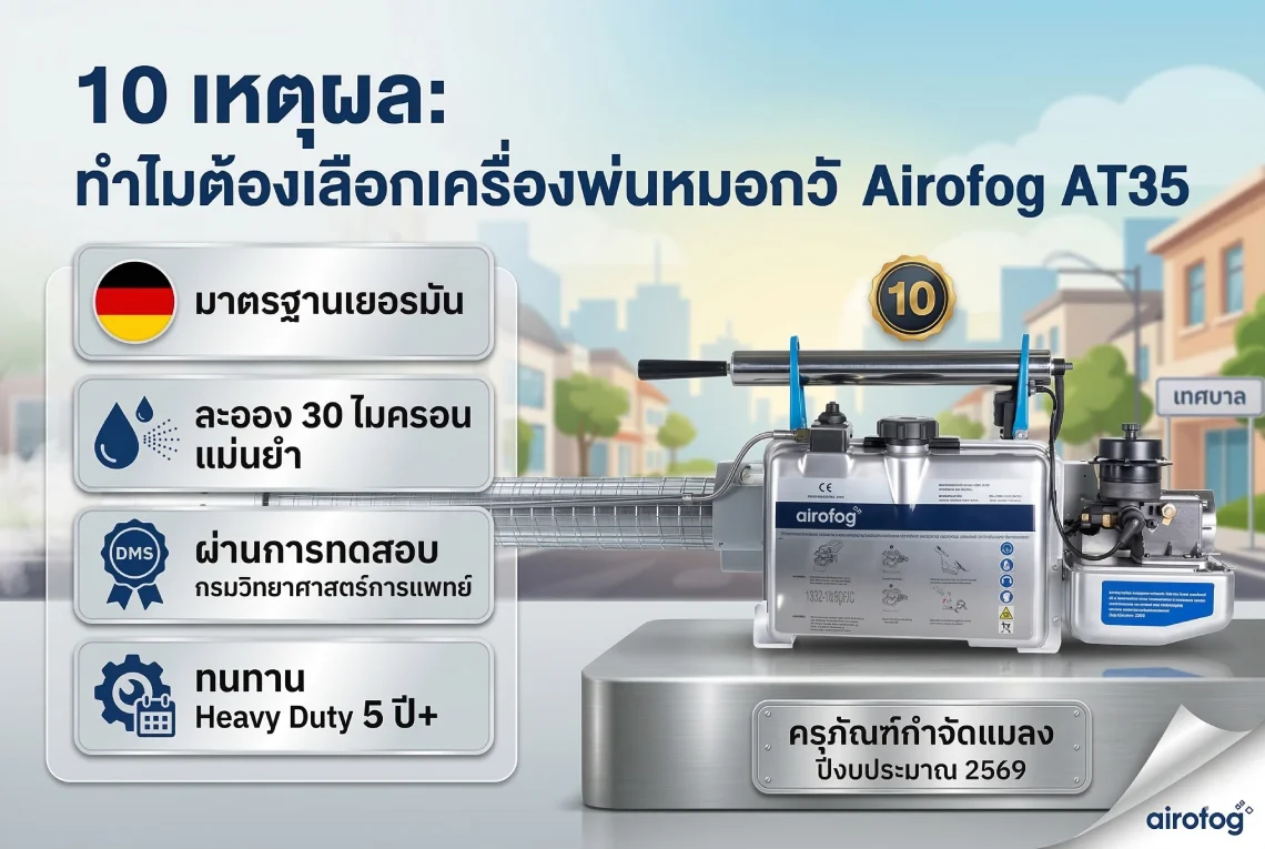 10 Reasons Why You Should Choose the Airofog AT35 Fogging Machine for ...