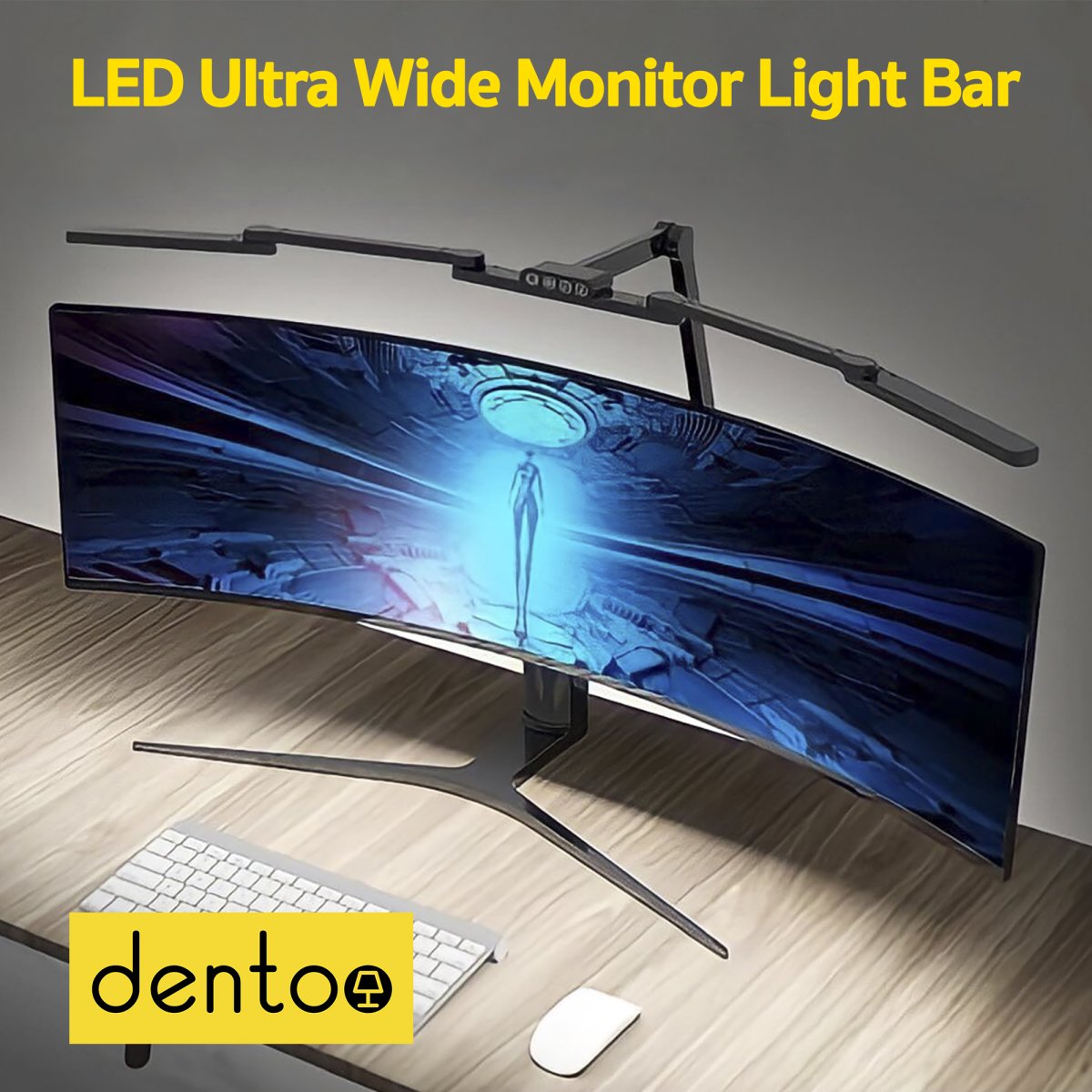 LED Ultra Wide Monitor Light Bar - dentolighting