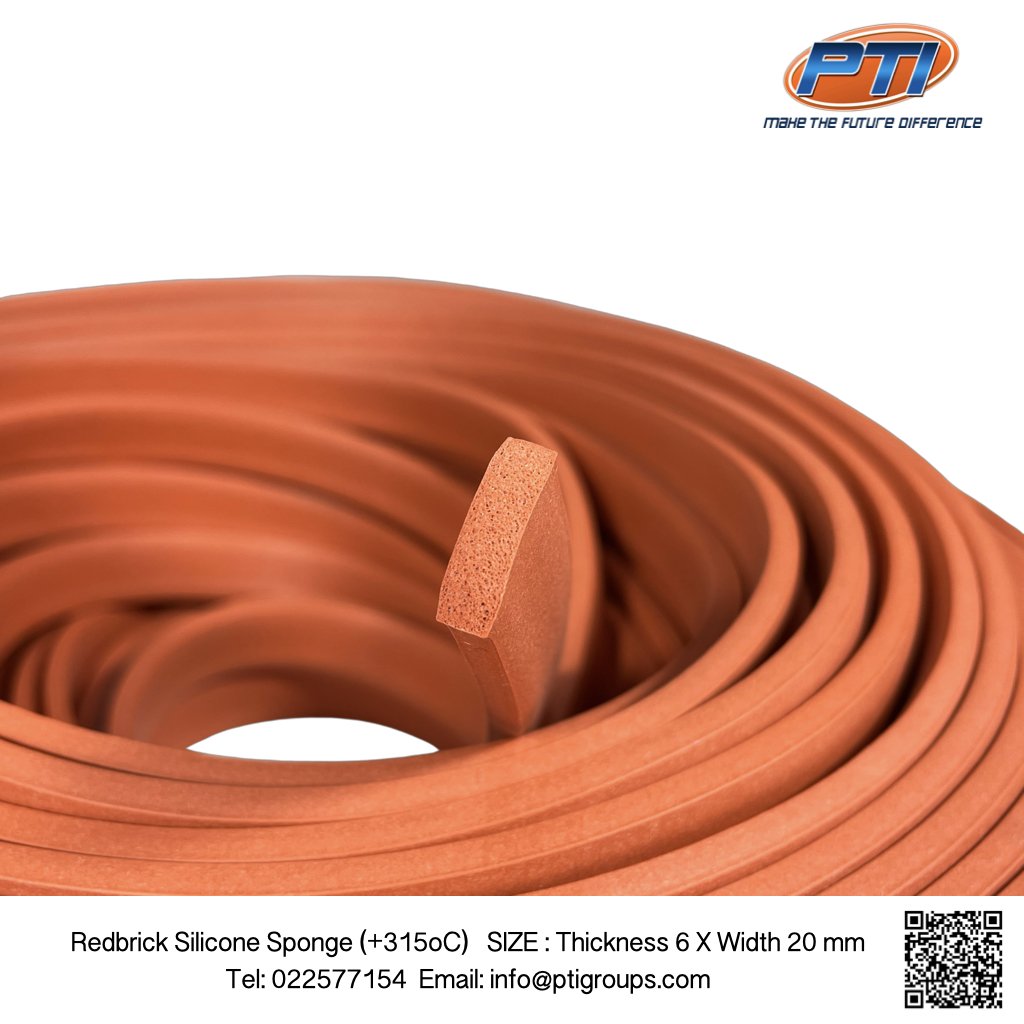 Extreme High Heat Silicone Sponge +315oC (6x20 mm)