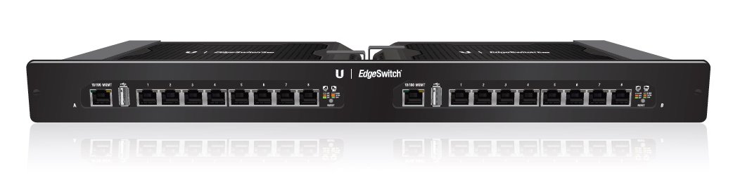 EdgeSwitch 16 XP (ES-16XP) - 16-Port Gigabit 1000 Mbps, 24/48VDC ...