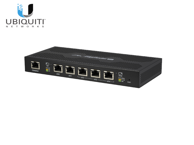 Edge Router POE 5 (ERPoE-5) Router CPU Dual-Core 500MHz 5 Port Giagbit ...