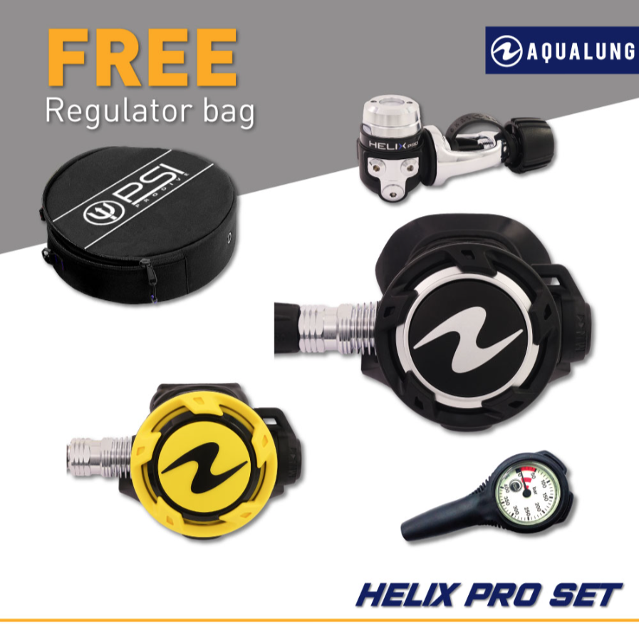 Aqualung Helix Pro Regulator Set - Thai Ocean Academy - thaioceanacademy