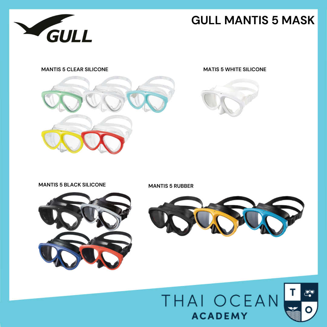 GULL MANTIS 5 DIVING MASK - Thai Ocean Academy