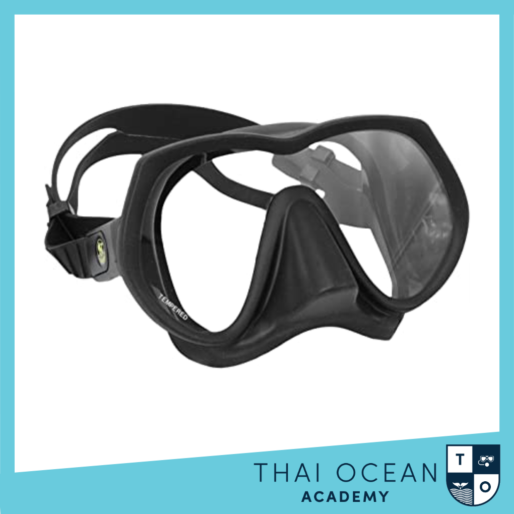 Poseidon Black Line Mask | Thai Ocean Academy - thaioceanacademy