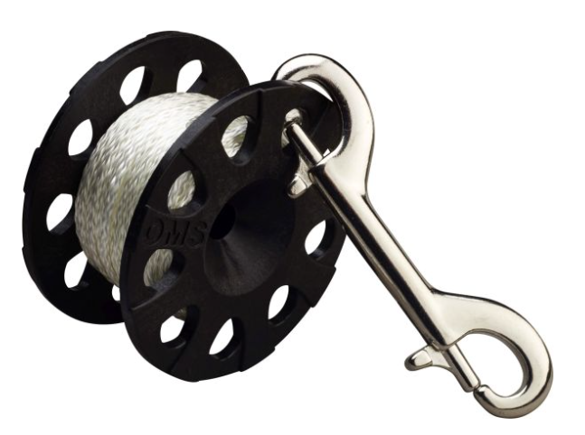 รอกดำน้ำ OMS Spool With Double End Bolt Snap 30m