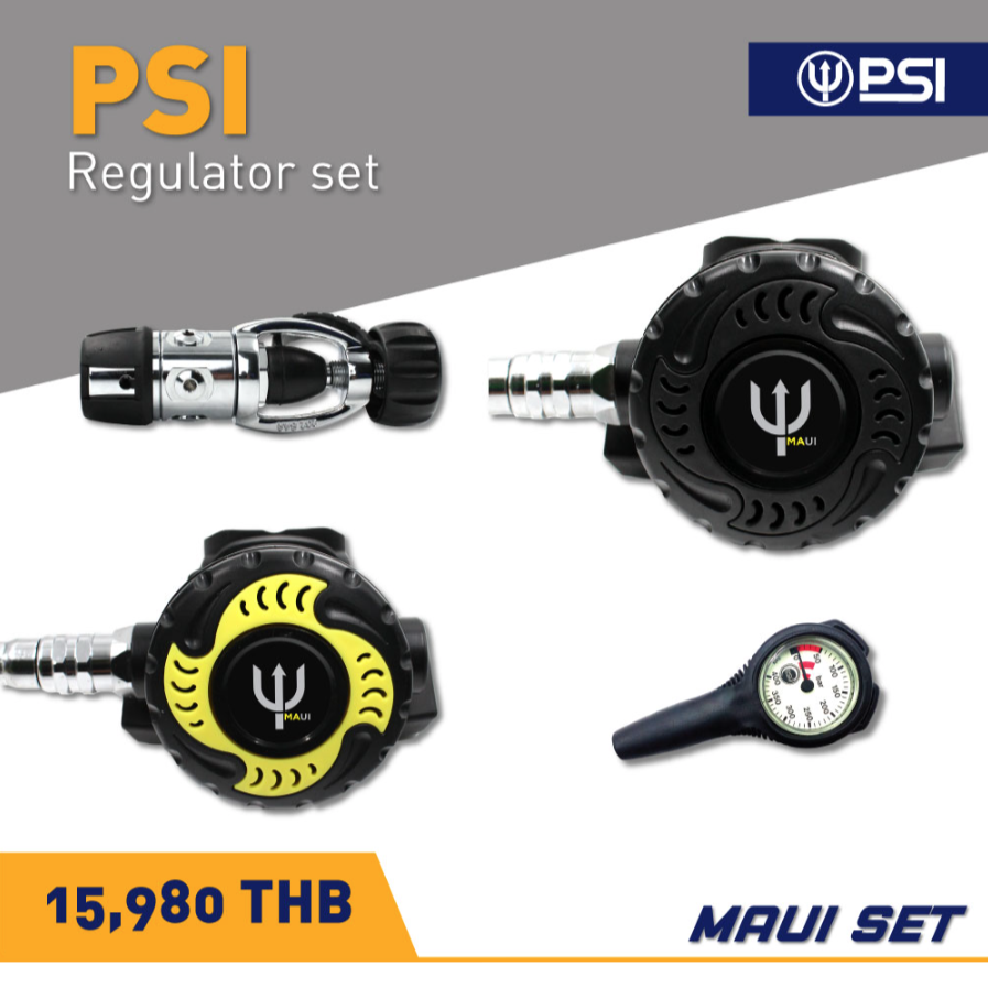PSI Maui Regulator Set - Thai Ocean Academy - thaioceanacademy