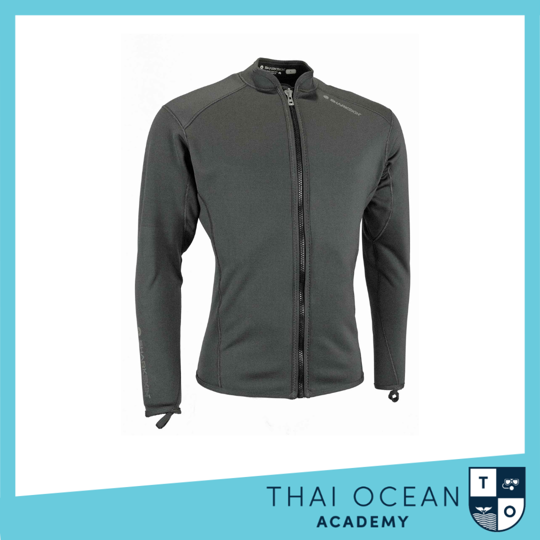 Sharkskin Titanium T2 Chillproof Long Sleeve Full Zip Male | Thai Ocean ...