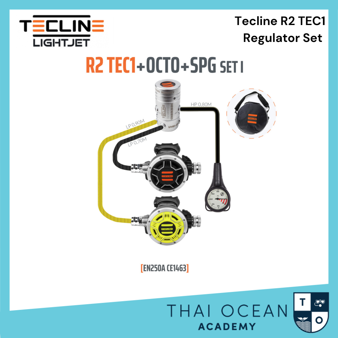 Tecline R2 TEC1 Regulator Set - Thai Ocean Academy