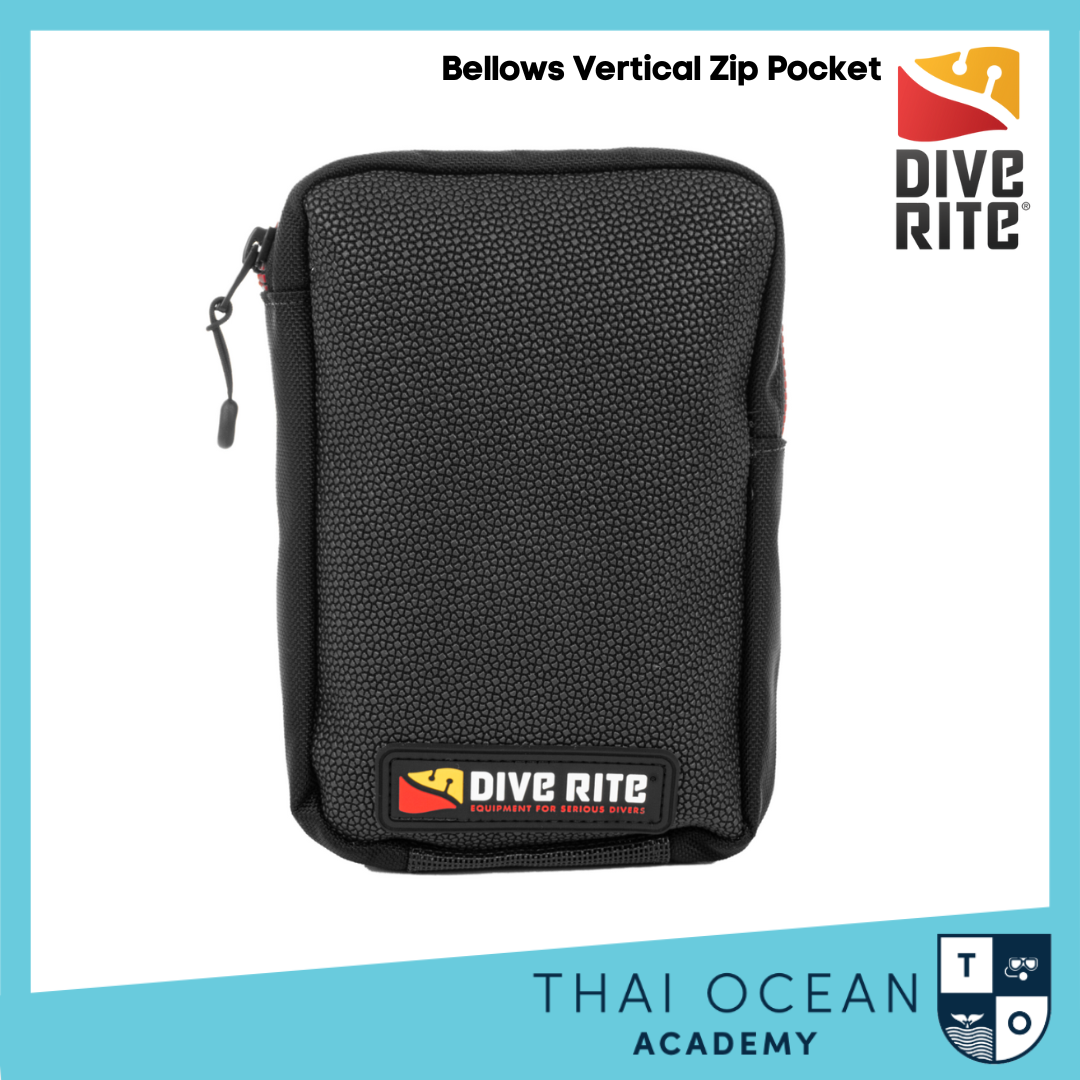 Dive Rite Bellow Vertical Zip Pocket - Thai Ocean Academy ...
