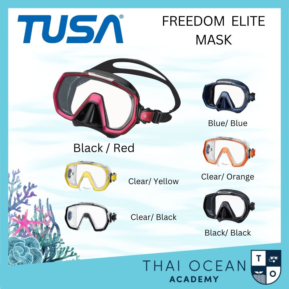 หน้ากากดำน้ำ Tusa Freedom Elite Mask - Thai Ocean Academy