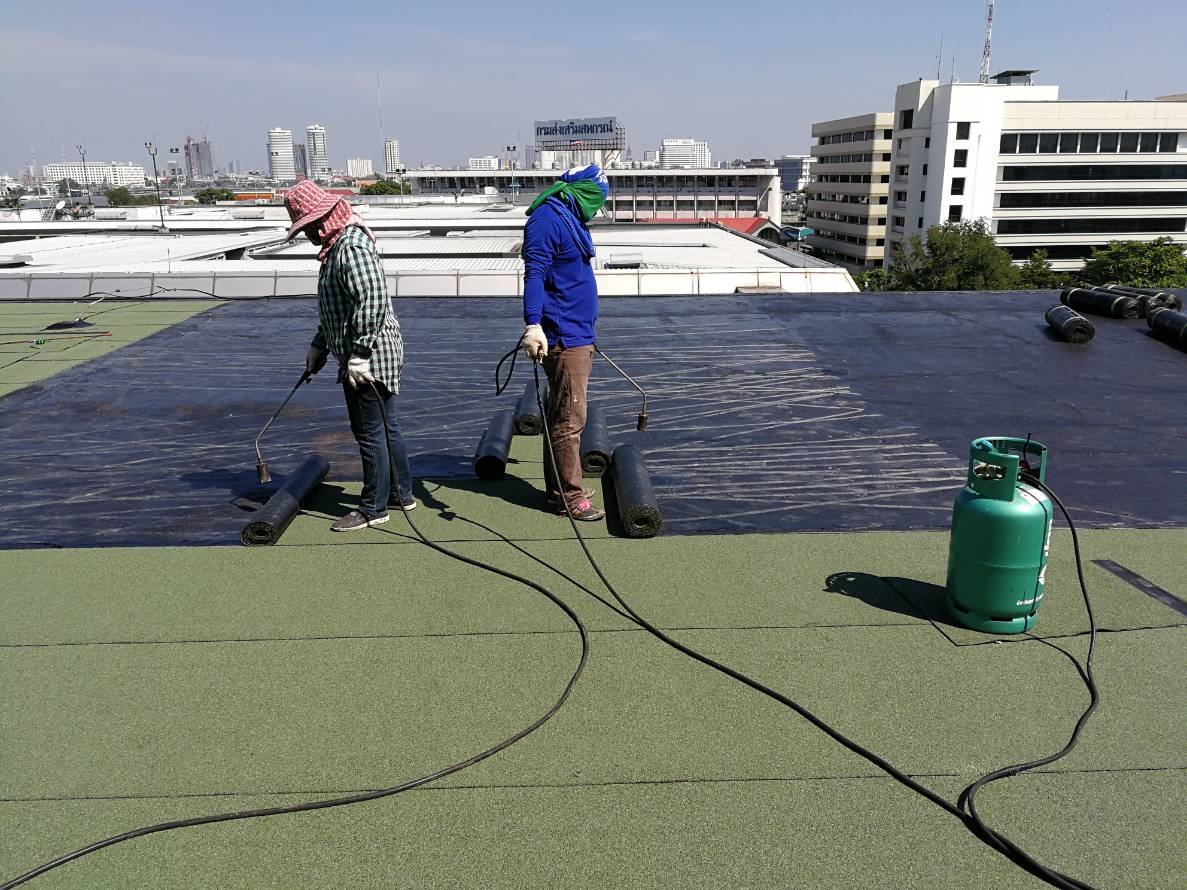 กันซึมชนิดแผ่นเป่าไฟ Torching Membrane