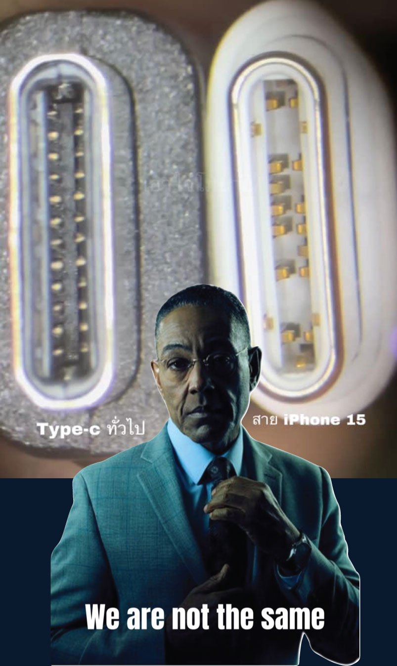 สาย USB-C android samsung ใช้กับ iPhone 15 ได้ไหม