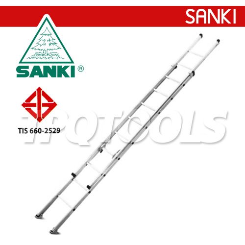 LD-EK216 (16 ขั้น) บันไดอลูมิเนียมซันกิพาด 2 ตอน มี มอก. SANKI