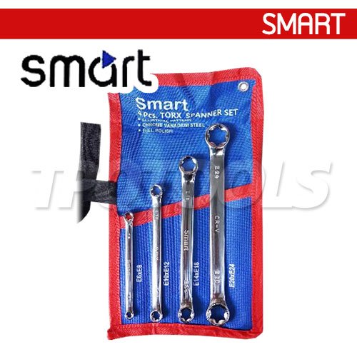 G-SM-EW04 ชุดประแจแหวนท็อค 4 ตัวชุด (E6-E24) SMART - tpqtools-thailand