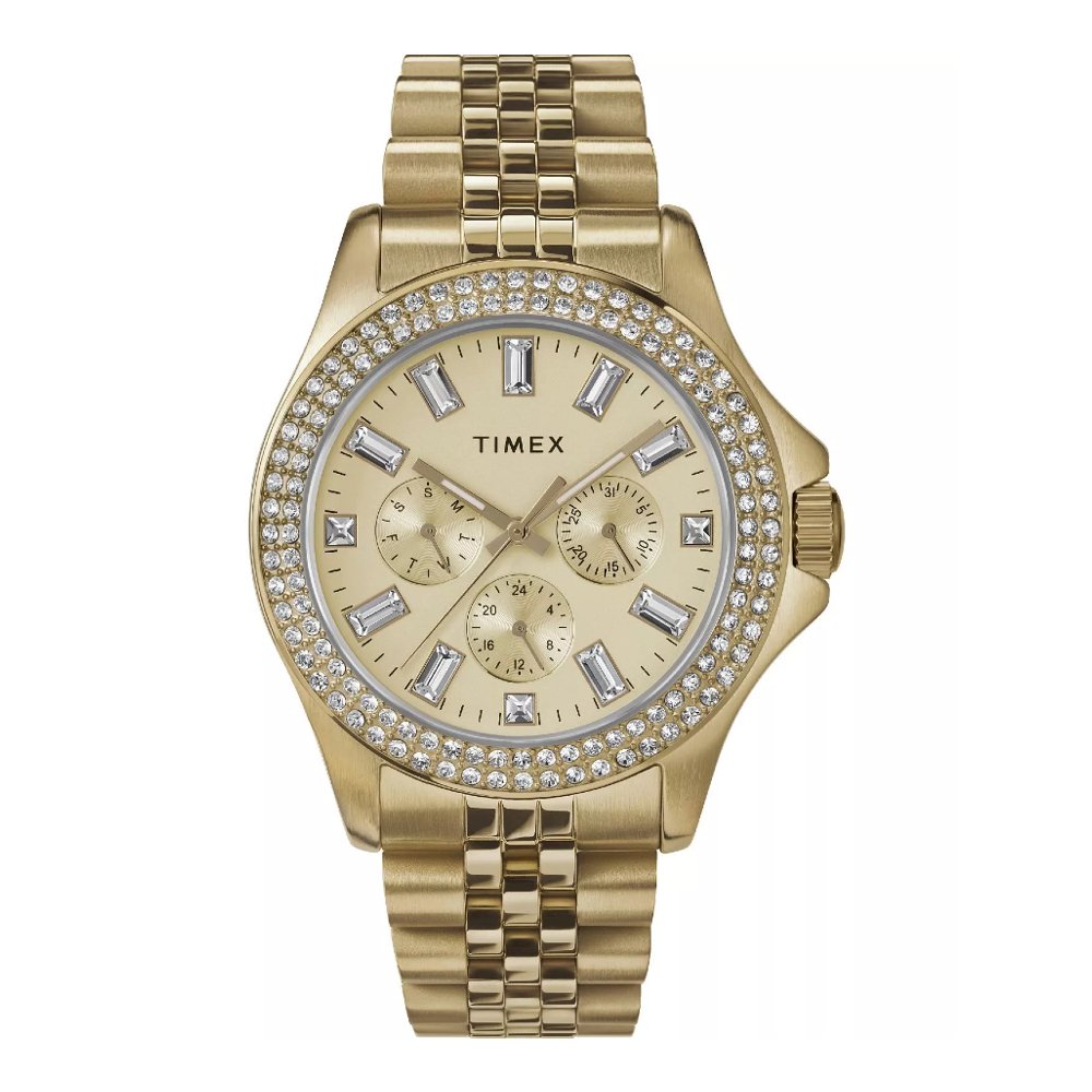Timex TW2V79400 Women Multi Dial Watch with a Stainless Steel Strap ...