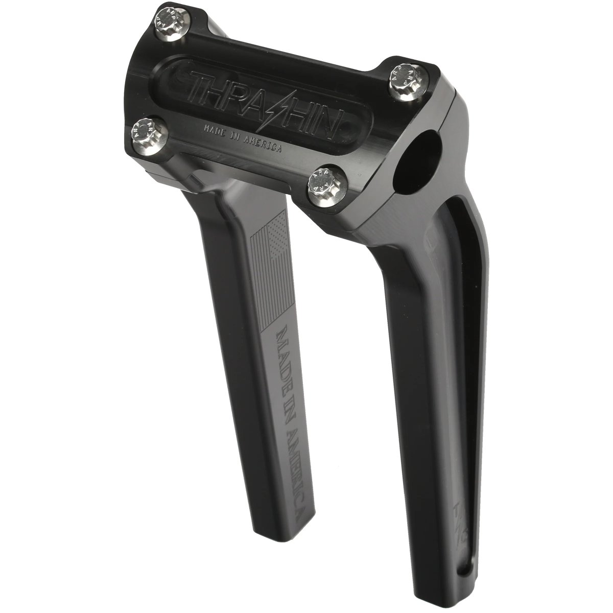 THRASHIN SUPPLY CO. Risers-Pull Back 9-1/2"-Black ตุ๊กตาแฮนด์