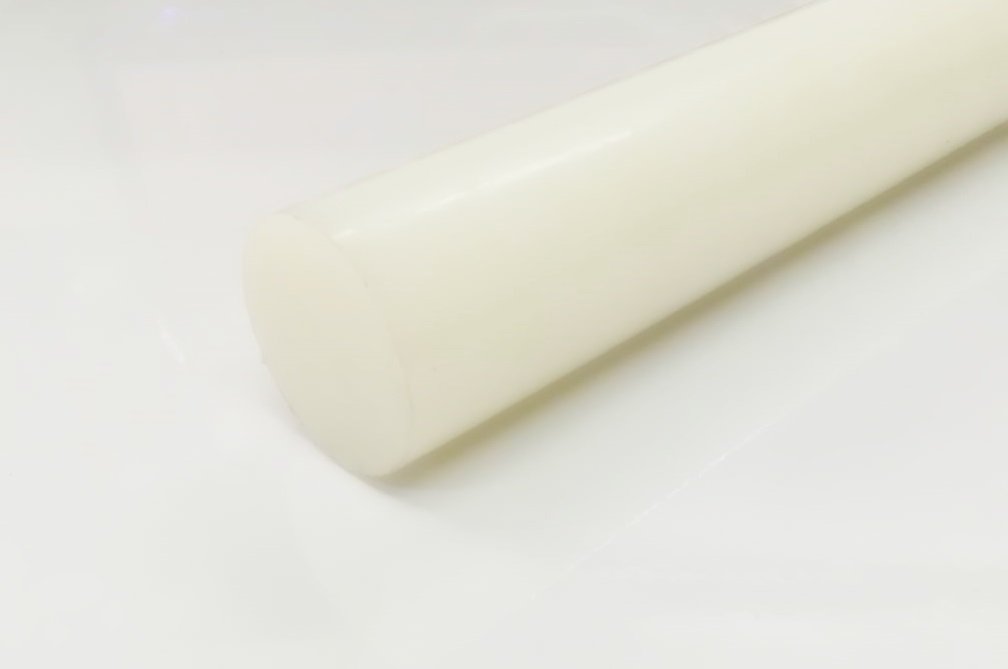 ซุปเปอร์ลีนแท่งกลม ขนาด 160 มิล Superlene Nylon Pa6 แบ่งขายความยาว 10 ...