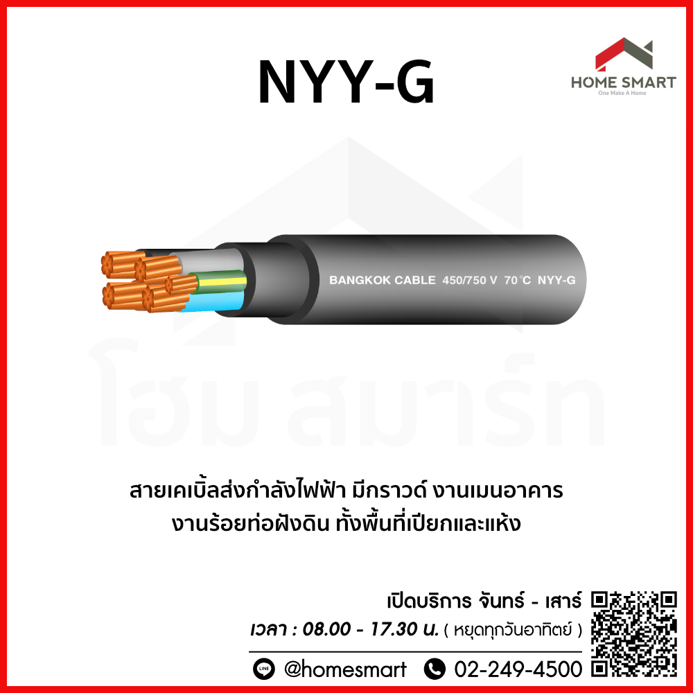 สายไฟ NYY-G BCC