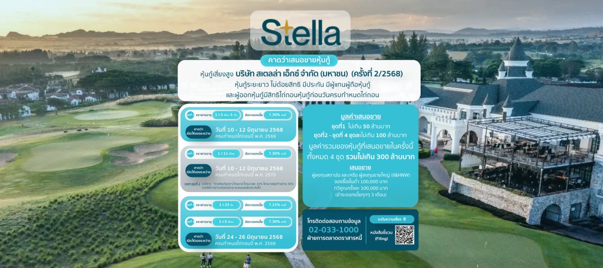 บริษัท สเตลล่า เอ็กซ์ จำกัด (มหาชน) - kpmsec