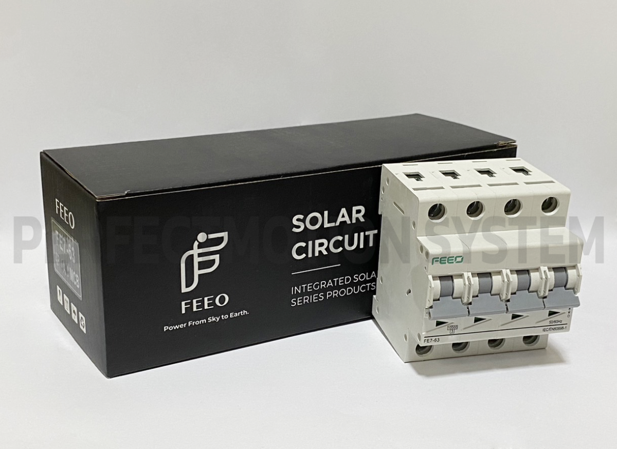 AC Breaker 4P 50A 400VAC MCB ( FE7-63 ) | เบรกเกอร์