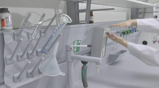 Laboratory bench frames for different needs.
