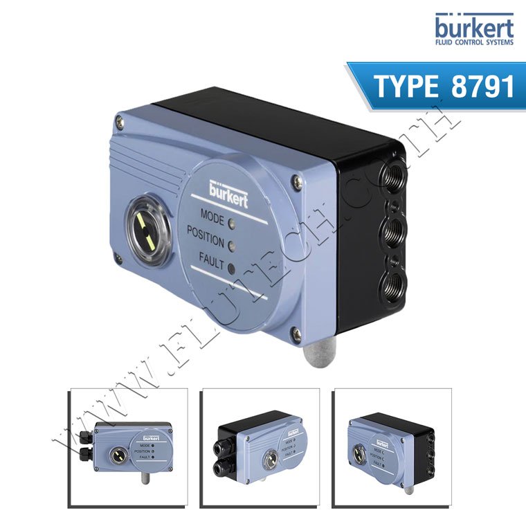 BURKERT TYPE 8791 | Digital electropneumatic Positioner...
