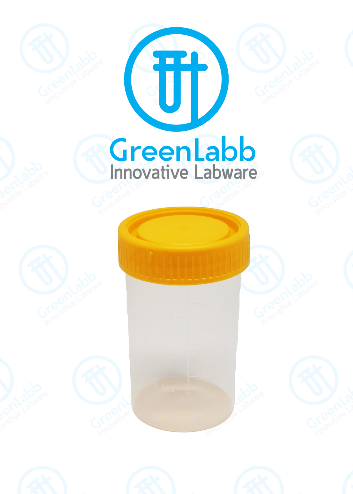 Cap Urine Container 60 ml. - greenlabb