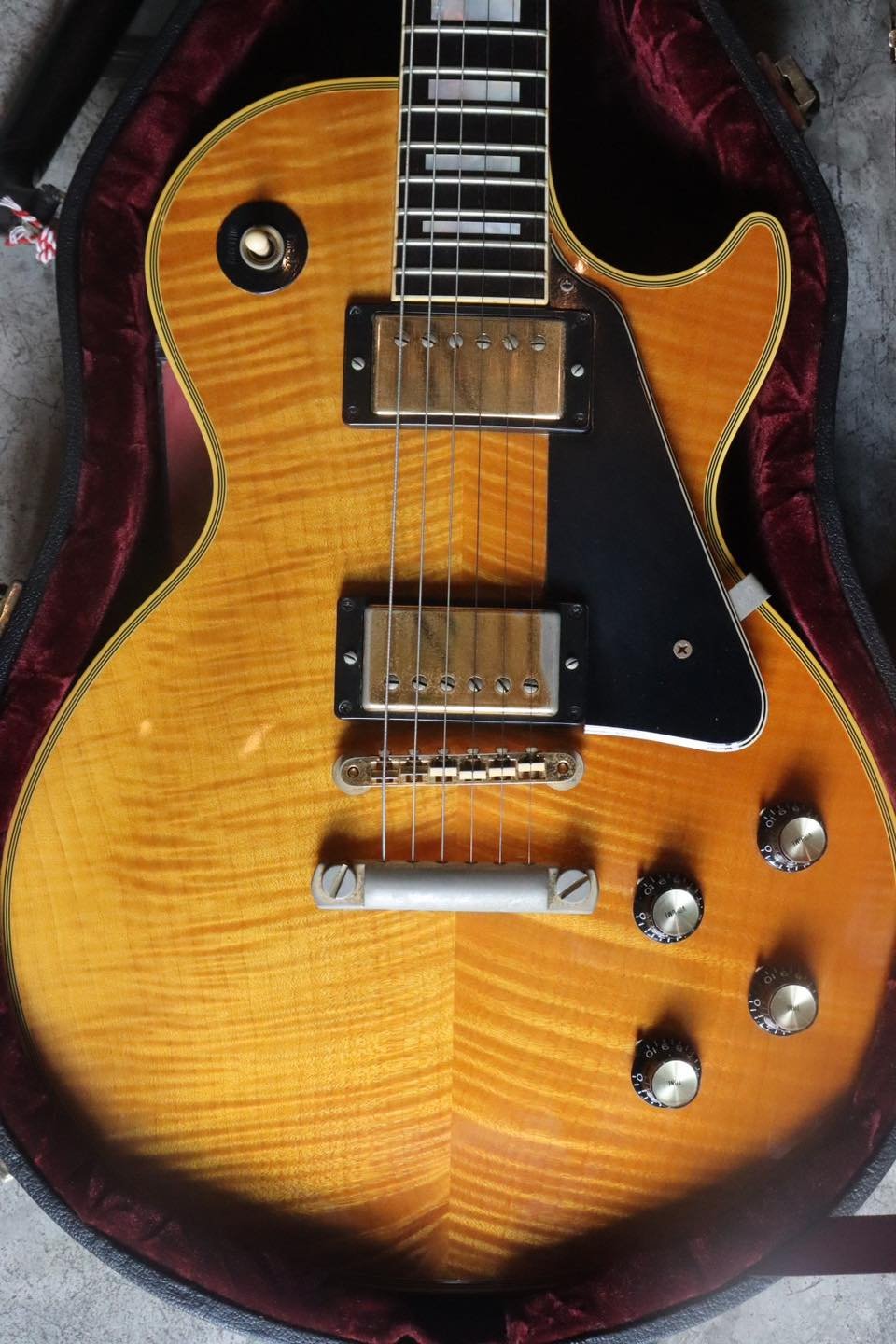 Gibson Lespaul Custom shop’68 Flame Top Antique Natural 2005 (4.6kg)