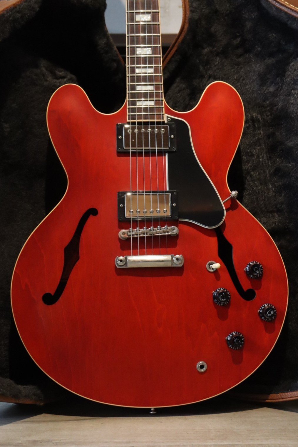 Gibson Es335 Block inlay Cherry Satin 2016 (3.6kg) - fusionmusic