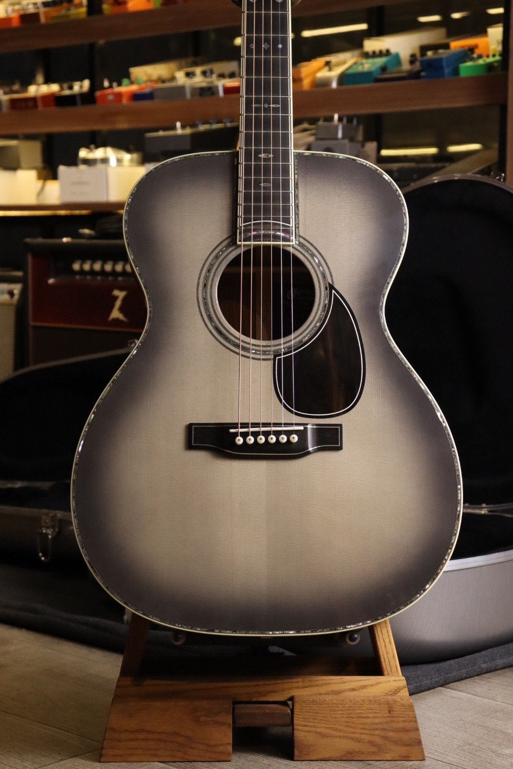 Martin Limited 20th Anniversary John Mayer OM45JM Platinum Gray Burst ...