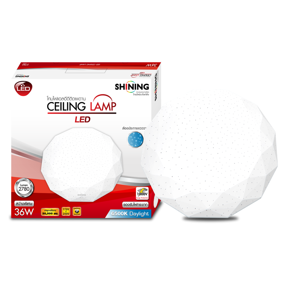 SHINING LED Ceiling Lamp 36W (RLCTI03665DTH)