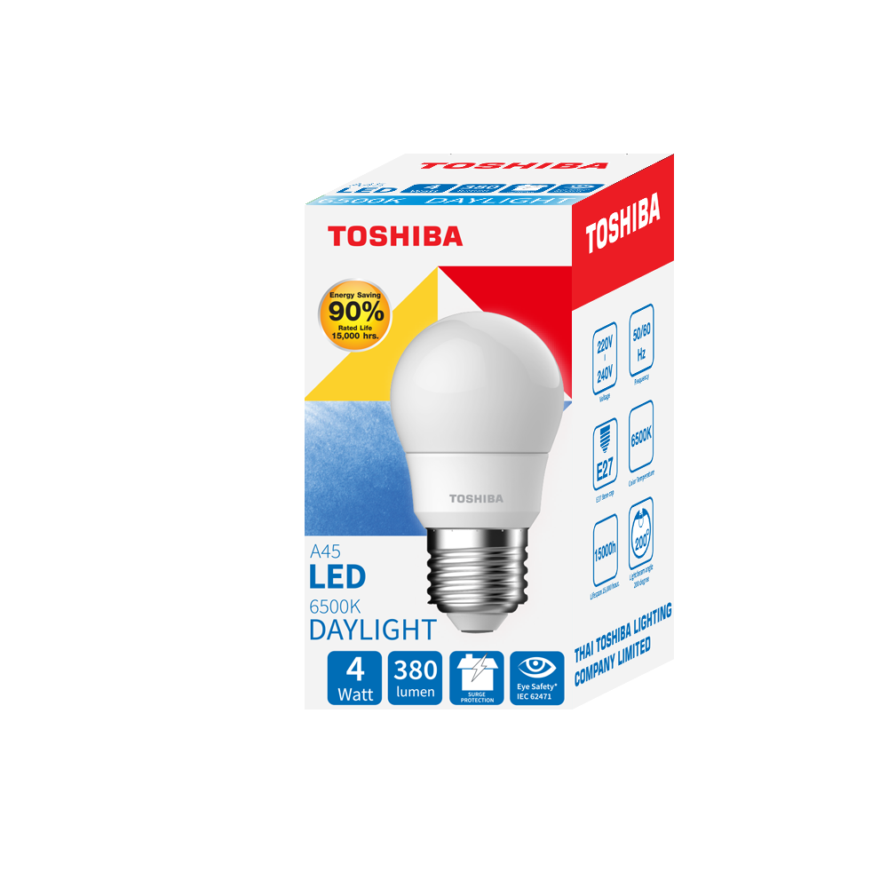 TOSHIBA LED A-Bulb A45 4W