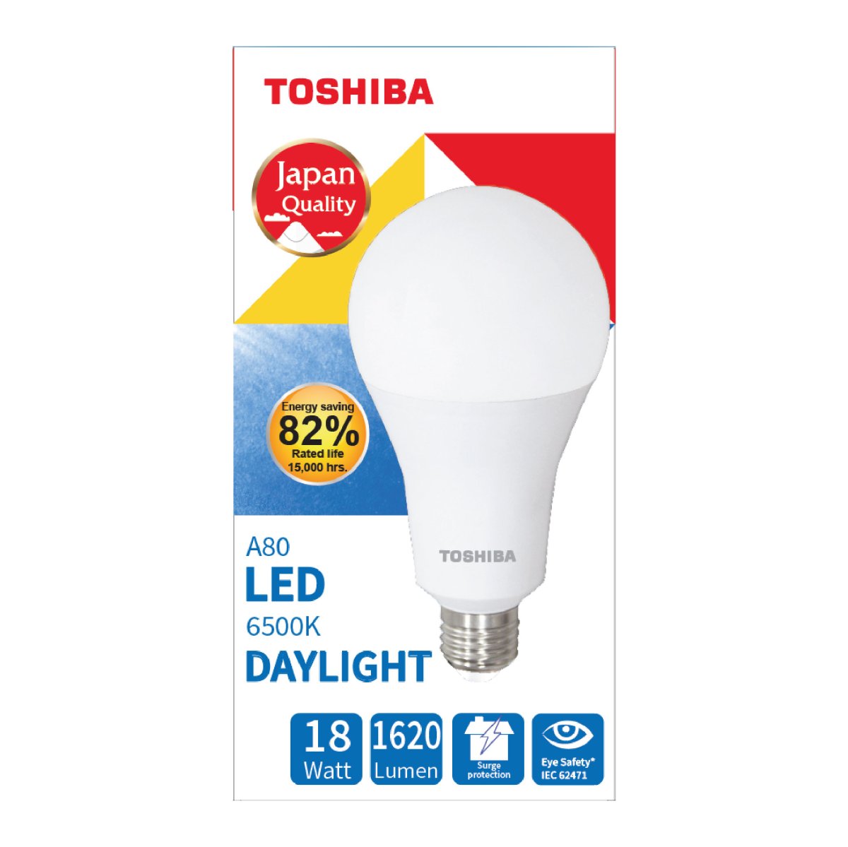 TOSHIBA LED A-Bulb A80 18W Warm White, Cool White & Daylight - toshibalight