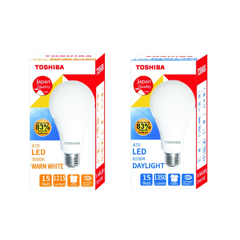 TOSHIBA LED A-BULB A70 15W - toshibalight