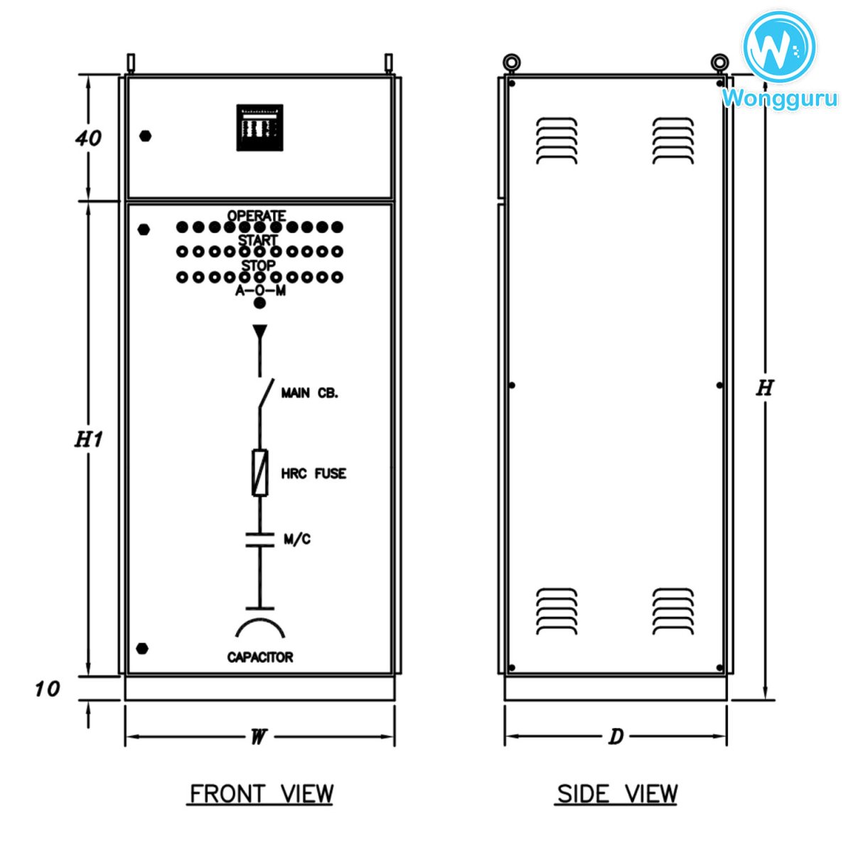 Cap Bank (Capacitor Bank) ตู้สวิทซ์บอร์ด CAPACITOR CONTROL PANELCap ...