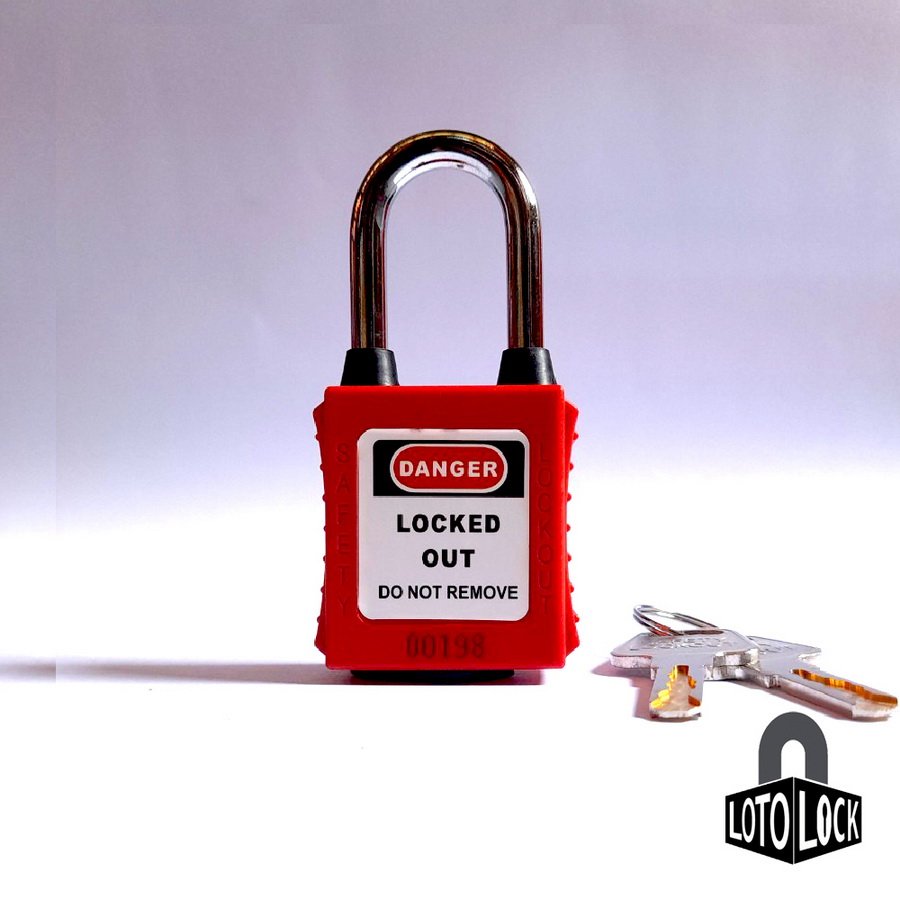 Padlock MK Master Key เซ็ท6ตัว Lockout Tagout LOTO LOCK®