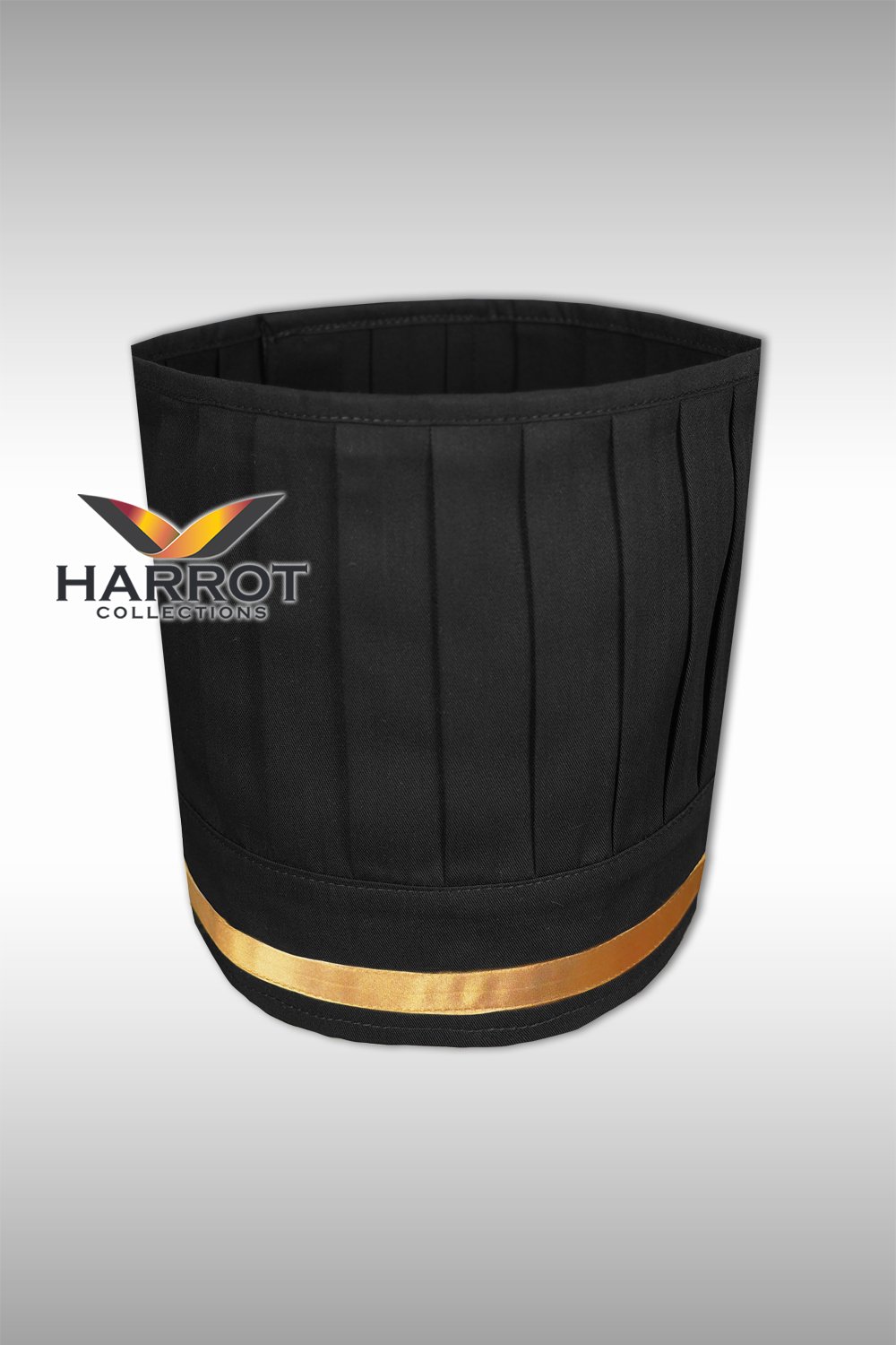 Black Long Chef Hat 7 inches - harrot