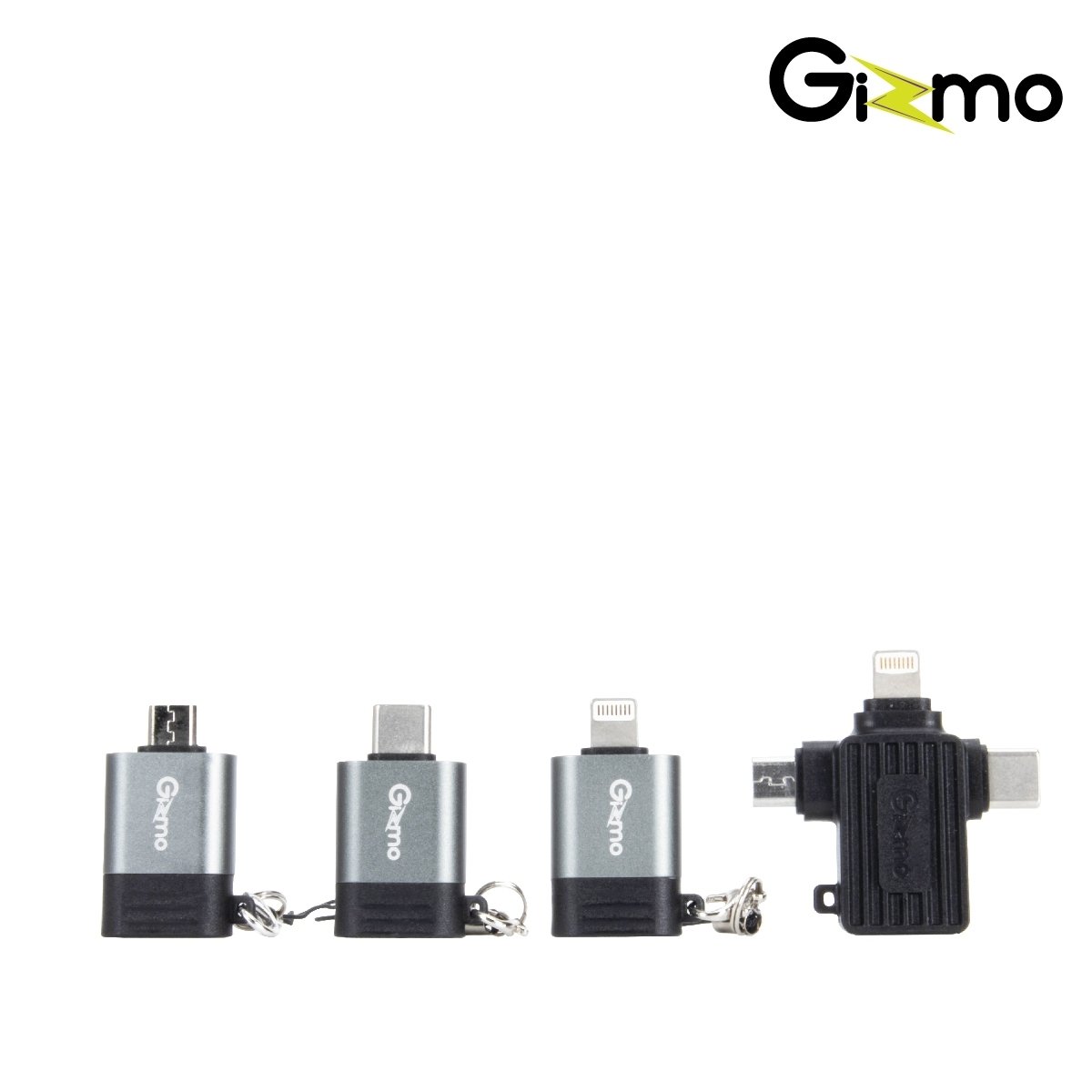 Gizmo แปลงหัวชาร์จ OTG Adapter to usb to Type-c,forios,Microให้เลือก ...