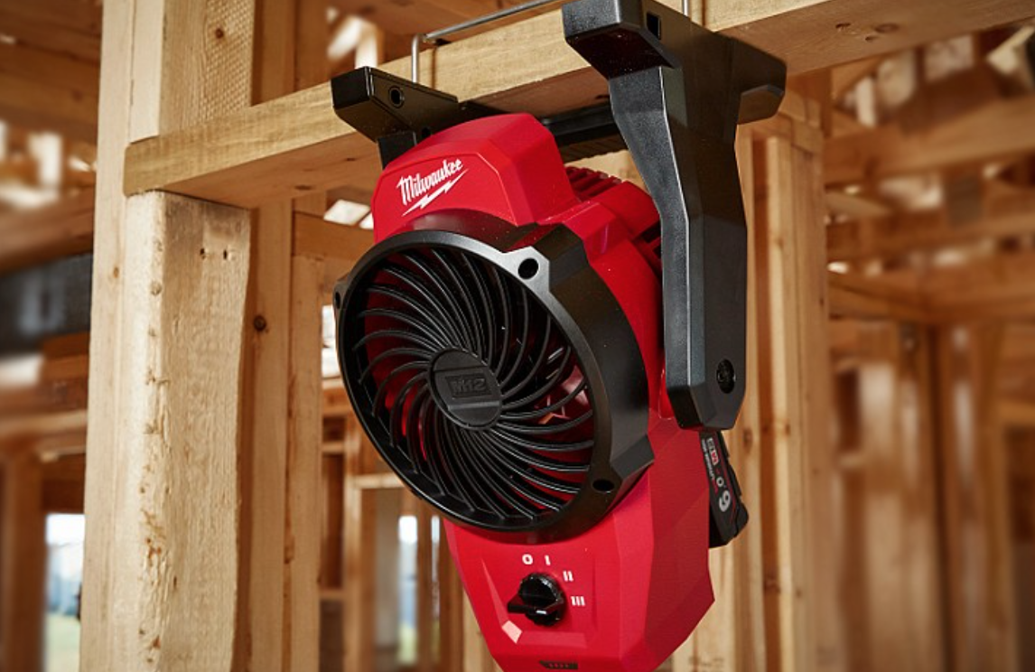 Milwaukee M12 AF-0 พัดลมไร้สาย 12 โวลต์ (เครื่องเปล่า)