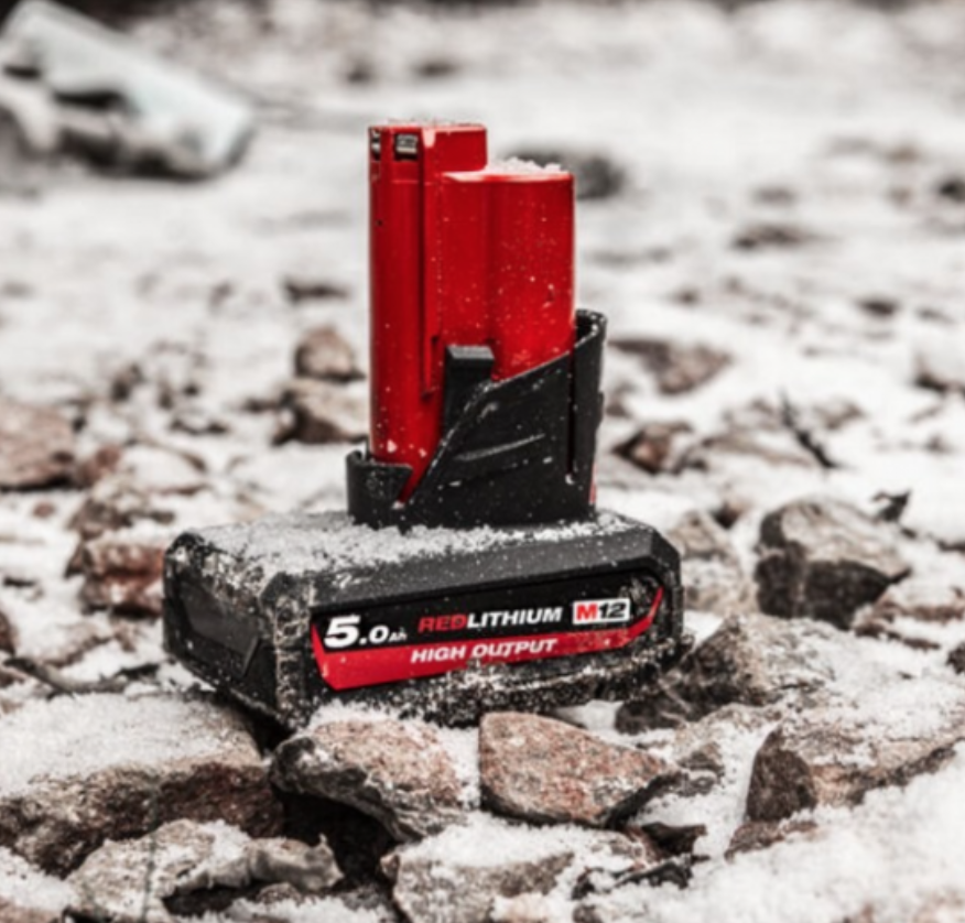 Milwaukee M12 HB5 แบตเตอรี่ 12 โวลต์ 5.0 แอมป์อาว HIGH OUTPUT